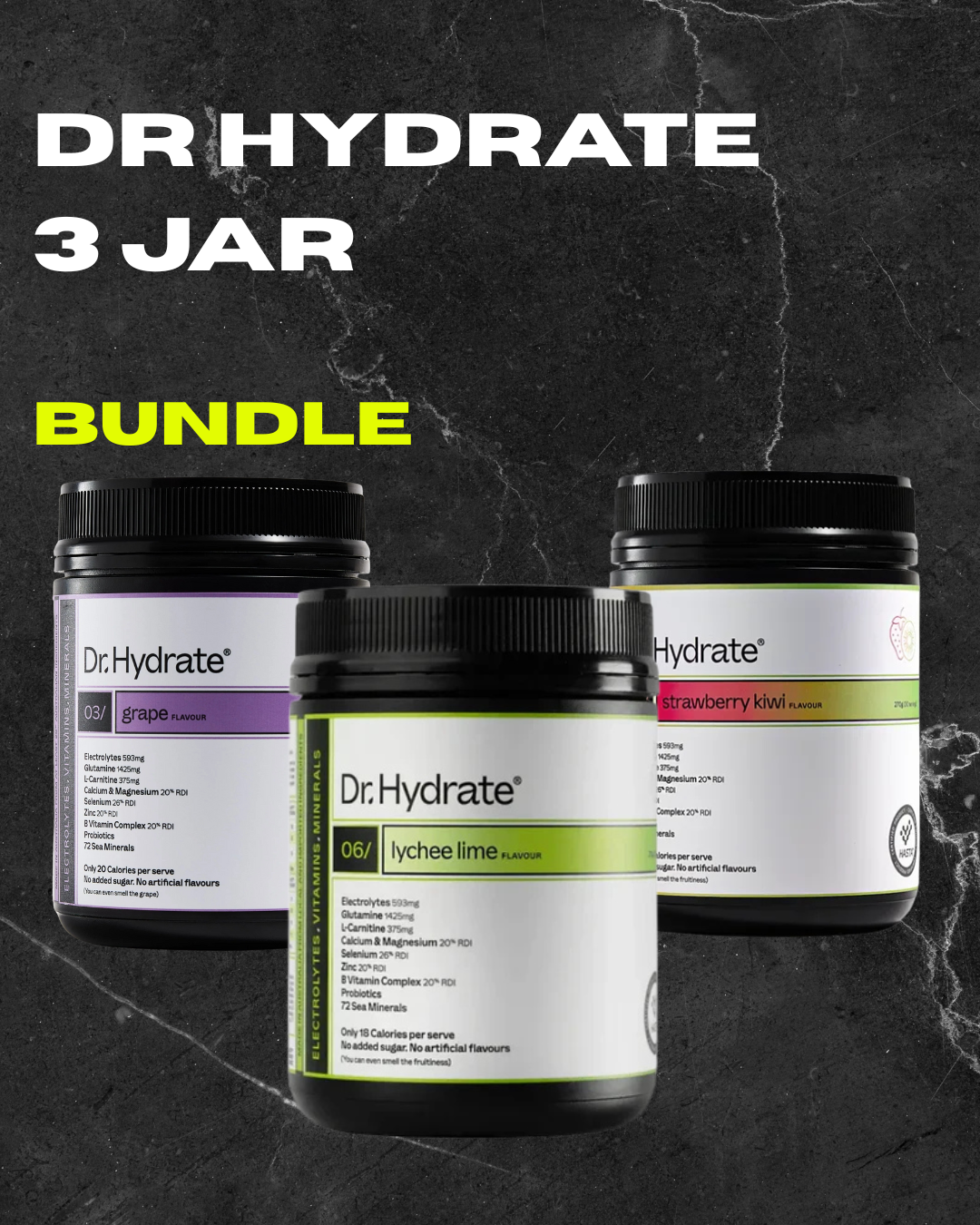 DR HYDRATE 3 JAR BUNDLE – Training House Shop